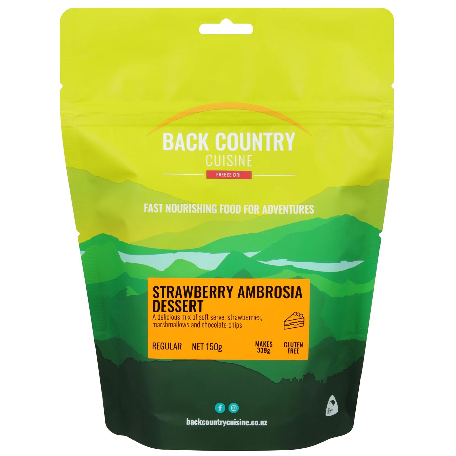 Back Country Cuisine Strawberry Ambrosia Dessert – Boss Outdoor