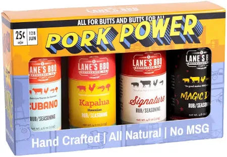 Lanes BBQ Rub Gift Pack Pork Power – Boss Outdoor