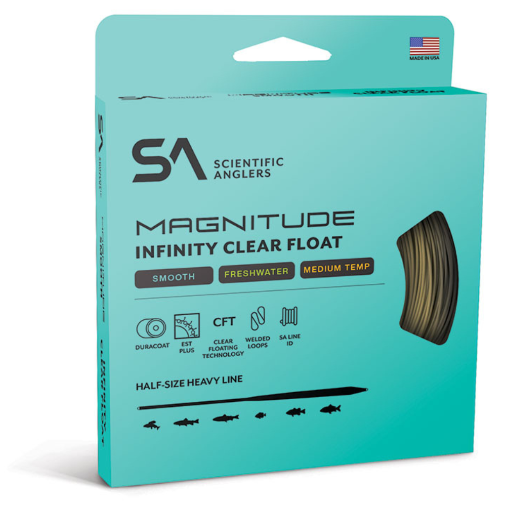 Scientific Anglers Magnitude Smooth INFINITY Clear Float Head Fly Line ...