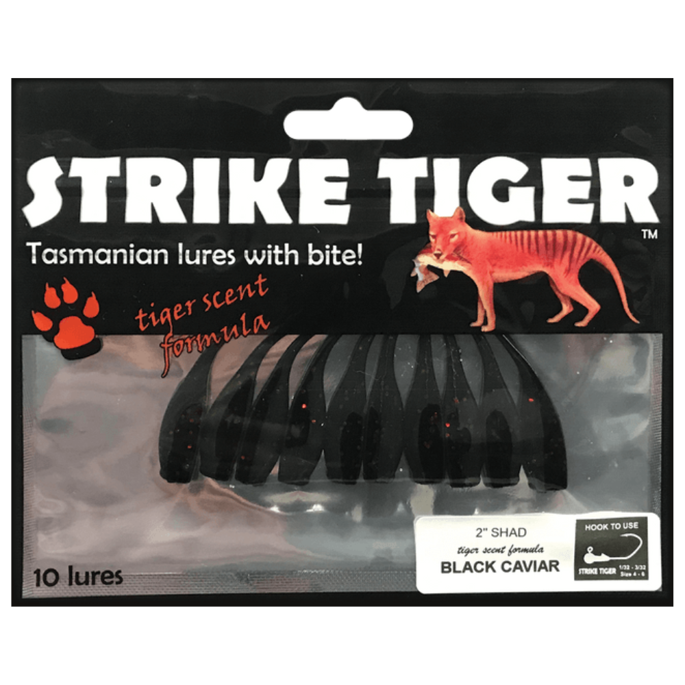 Strike Tiger Shad Soft Plastic Lure – Boss Outdoor