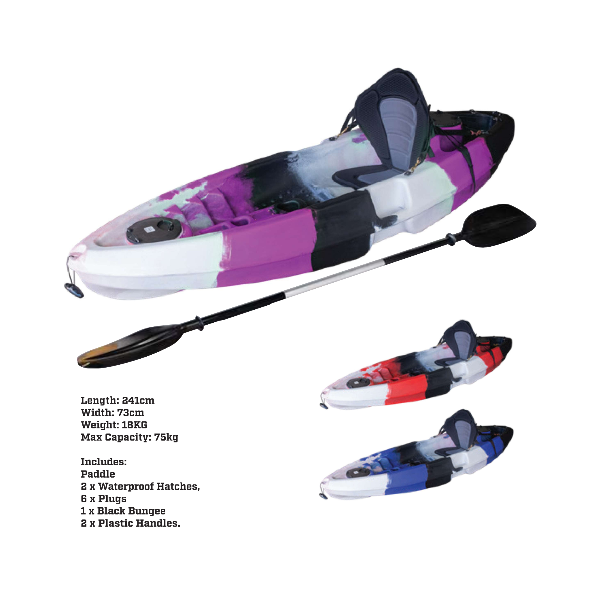 Boss 2.4m Kayak – Boss Outdoor