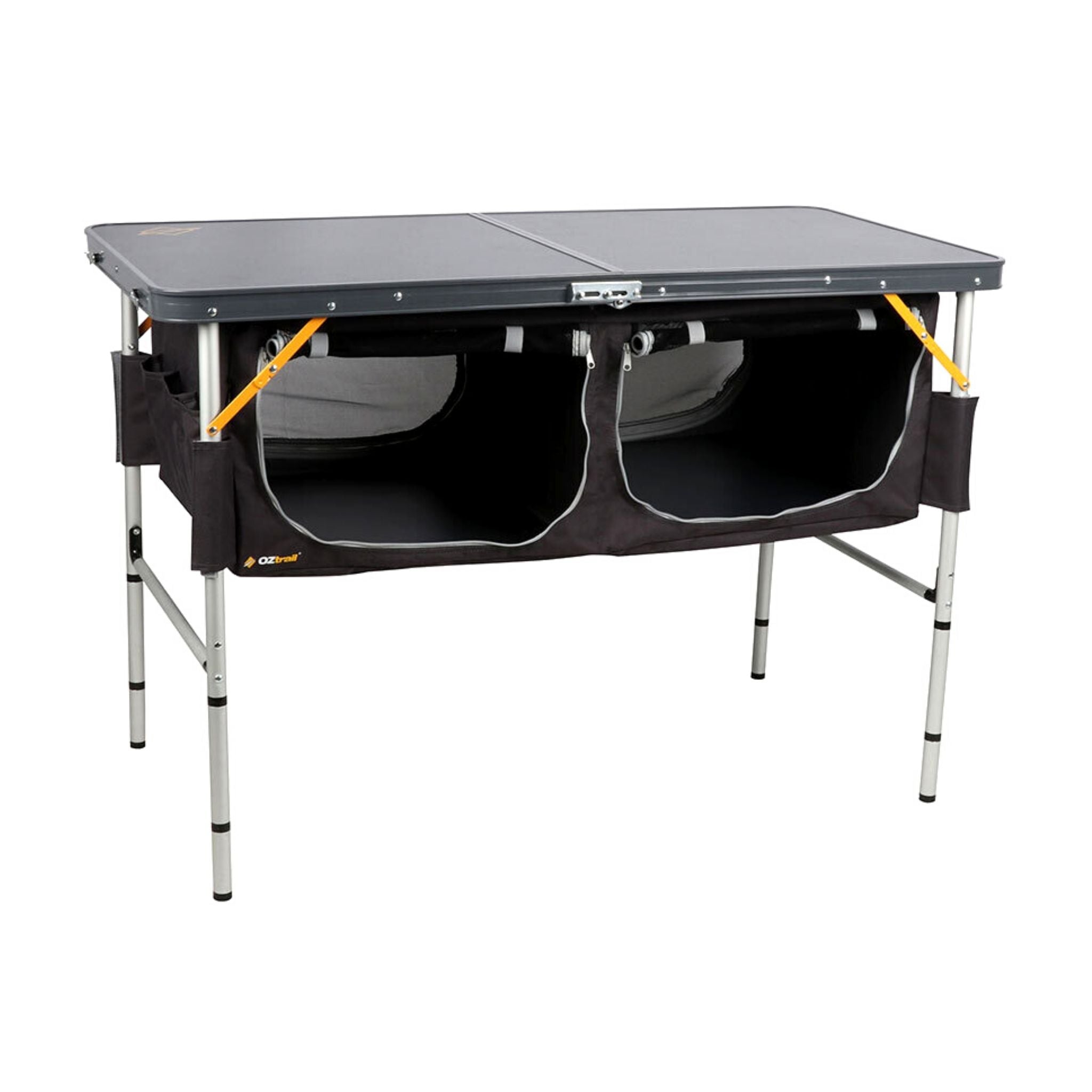 Oztrail Folding Table With Storage – Boss Outdoor