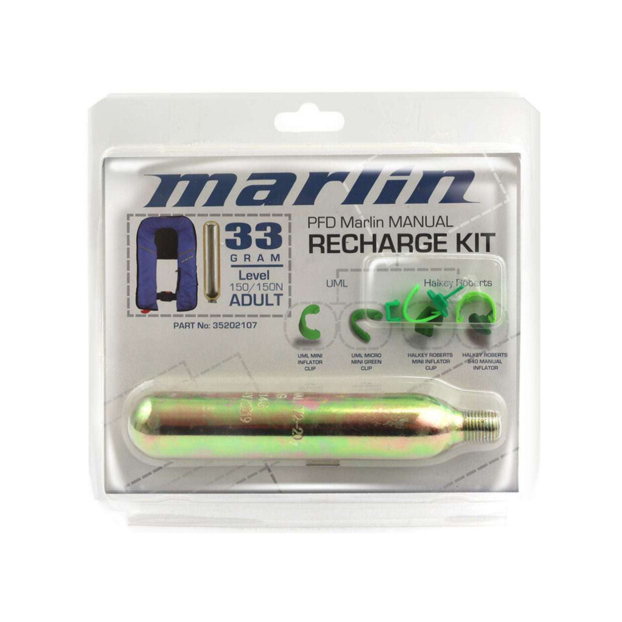 Marlin PFD Recharge Kit 33G – Boss Outdoor